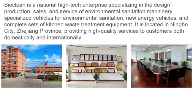 Mobile waste compactor hydraulic system detail