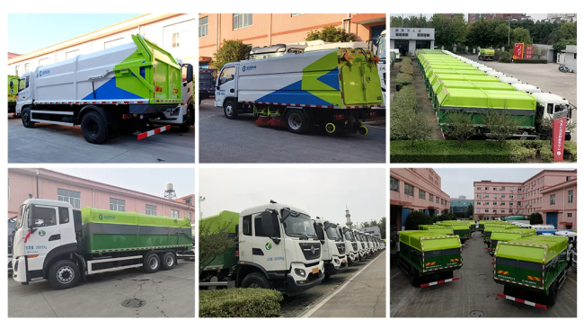 Mobile waste compactor electrical components