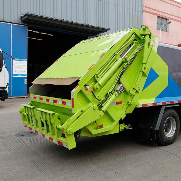 Quality Automatic Garbage Compactor Truck Carrier Rear Loaders Safety Operation for sale