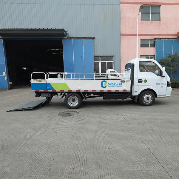 Quality Open Type High Speed Trash Bin Truck Customized Garbage Pickup Truck for sale