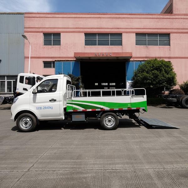 Quality Hanging Barrel Garbage Pickup Truck 1360kg Load Capacity 10 Bin for sale