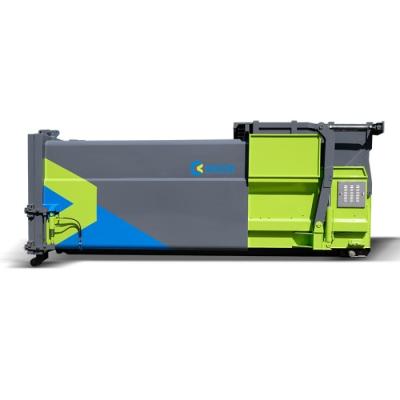China 15m3 6tons Mobile Waste Compactor Mobile Refuse Compactor LYM-13000F for sale