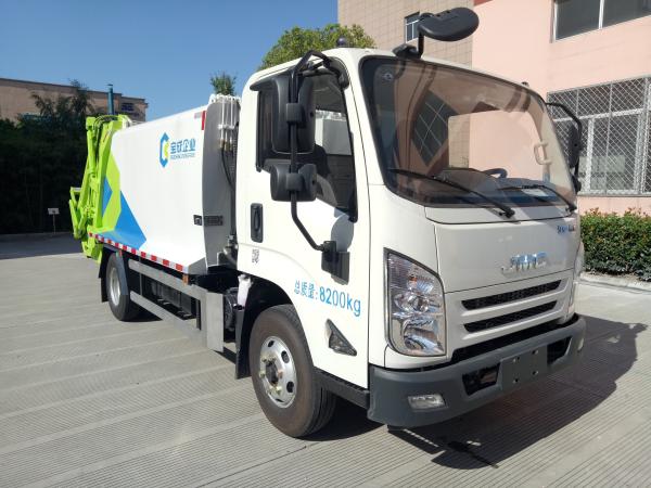 Quality 8TONS Strong Power Compressed Garbage Truck Trash Compactor CE/ISO 9001/EPA for sale