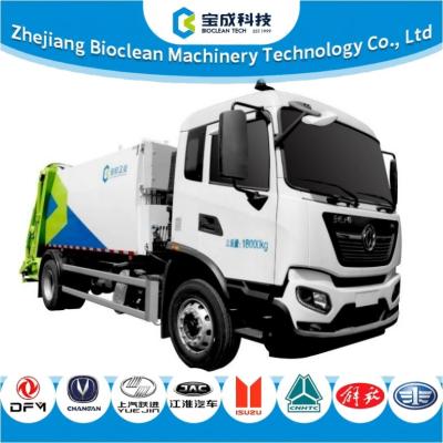 China High Efficiency 18000KG Compressed Garbage Truck With EQ1180GL6DJ Chassis for sale