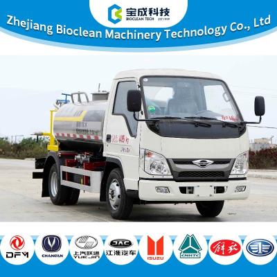 China 4.5tons 2.5m3 Water Spraying Truck With Q23-95C60 Engine High Performance for sale