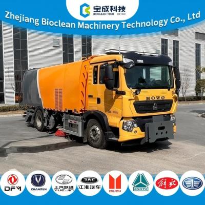 China High Efficiency 18ton Diesel Road Sweeper Vehicle Road Sweeper Lorry ZBJ5180TSLZ6 for sale