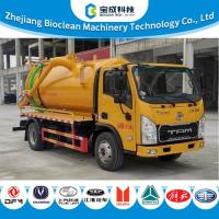 Quality 4.8m3 4800L 10tons Suction Sewage Truck 167hp Power Strong Body for sale