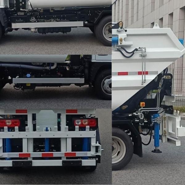 Quality 4500kg 3.3m3 Garbage Dump Truck Diesel Powered For Environment Clean for sale