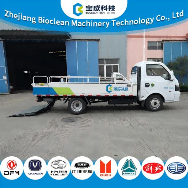 Quality Open Type High Speed Trash Bin Truck Customized Garbage Pickup Truck for sale