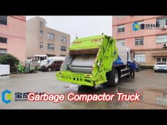 18000kg garbage compactor truck user friendly design corrosion resistance