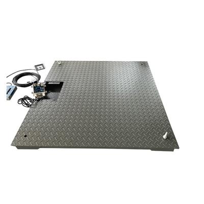 China Suporte personalizado ODM 60 * 80MM 1000kg Plataforma Digital Balança de Peso de Chão com Manopla à venda