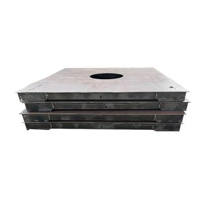 China Soporte personalizado ODM 60 * 80MM 1000kg Plataforma digital Balanza de peso de piso con mango en venta