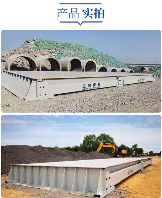 Cina 80T Capacity Truck Scale Weighbridge with 16m Length and Movable Road Weighing Bridge in vendita