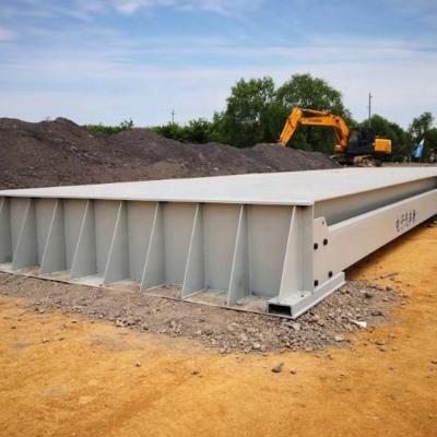 Cina 80T Capacity Truck Scale Weighbridge with 16m Length and Movable Road Weighing Bridge in vendita
