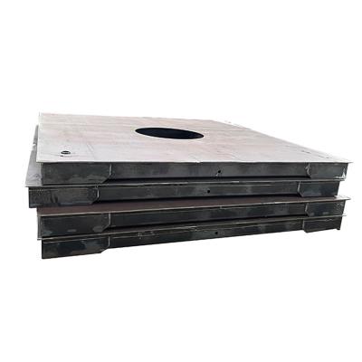 China Industrial grade 1ton 2ton 3ton 5ton floor weighing scale with stainless steel platform Te koop