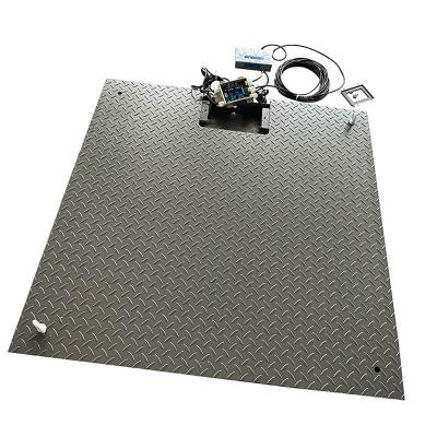 中国 3000kg Capacity Portable Weighbridge for Weighing and Mild Steel/Stainless Steel Material 販売のため