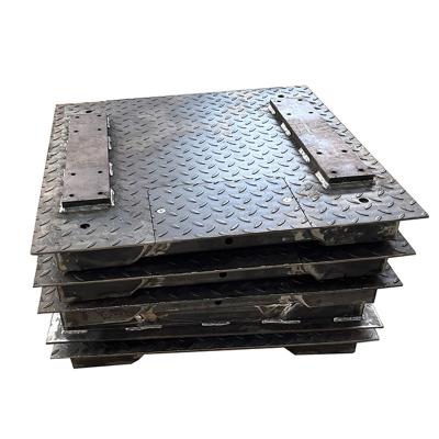 China 3T Electronic Floor Scale for Livestock Weighing Stainless Steel and Customized Size Te koop