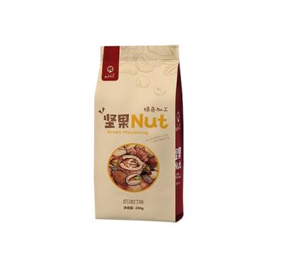 China Eco-friendly material compostable biodegradable kraft paper bag stand up coffee doypack packaging for sale