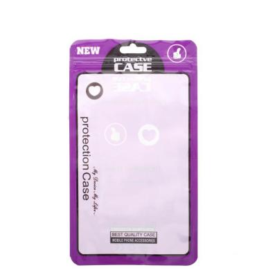 China High Quality Matte Black Plastic Sealable Foil Ziplock USB Cable Packaging Bag / Phone Case Packaging Sample Sachet for sale
