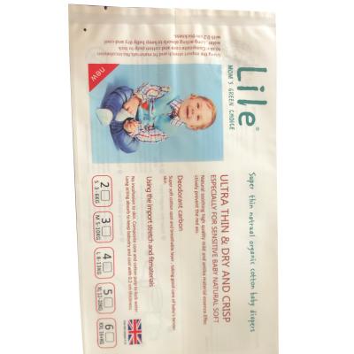 China China Supply Biodegradable Baby Diapers plastic Packaging Bag for sale