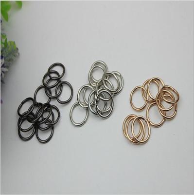 China Super cheap bag making accessories light gold small metal wire iron buckles wholesales for sale