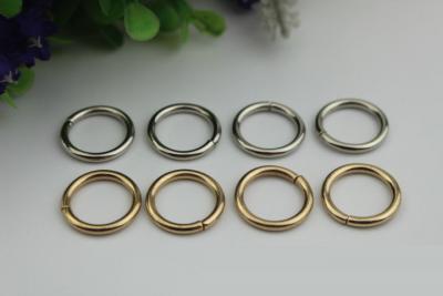 China Factory custom small simple light gold round wire iron buckle 15 mm for sale