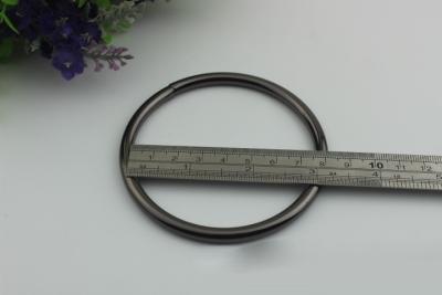 China India Market Hot Sales 6 MM Thickness Welded Wire Iron Metal Round Buckles With Polishing for sale