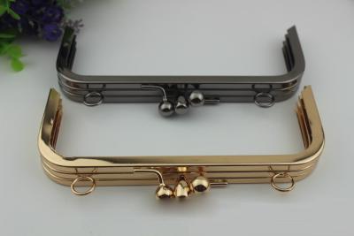 China Exquisite Fashion Hardware Light Gold 170 MM Iron Metal Frame With Plastic Box for sale