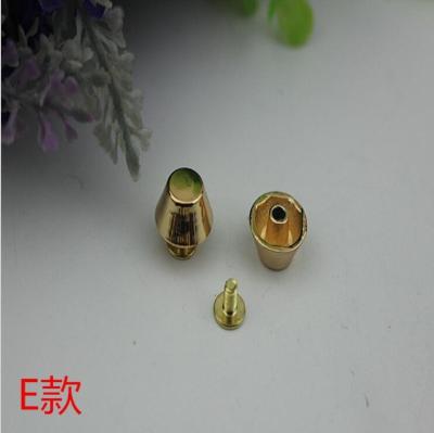 China China manufacture produce high quality gold color 8 mm round metal rivets for leather bags for sale