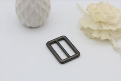 China China supply gunmetal color 31.6 mm slide adjuster metal buckle for bags for sale