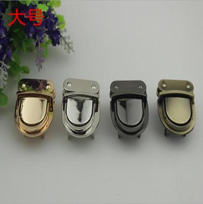 China 2018 New style high quality various colors zinc alloy handbag push locks for sale