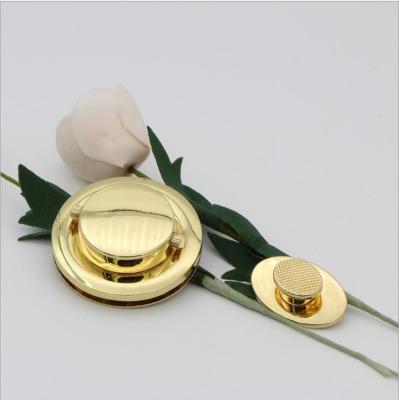 China Bag making accessories customized zinc alloy handbag push lock for wholesale for sale