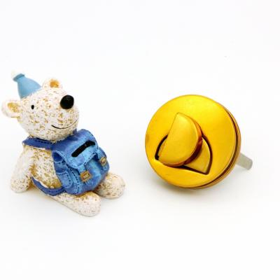China Leather bag metal fittings fashion round shape OEB gold color twist lock for handbags/purse for sale