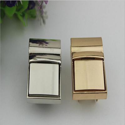 China Hot selling die casting zinc alloy nickel/gold handbag press push locks for sale
