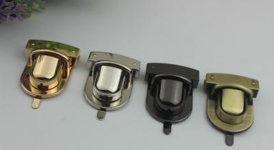 China Fashionable design bag fitting zinc alloy gold color snap press locks for purse for sale