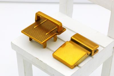 China Handbag making accessories zinc alloy material bags accessory gold imitation push press locks for sale
