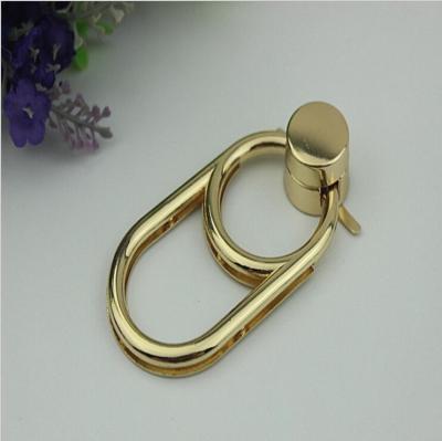 China New style luxury bag accessories hardware light gold metal twist locks for sale