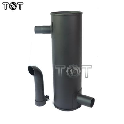 China Het dubbel maakt de Delen van het Graafwerktuigmuffler erpillar exhaust van E307 E70B 4D32 dik Te koop
