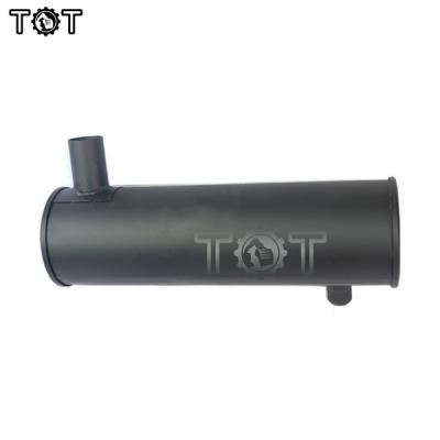 China Het dubbel maakt de Delen van het Graafwerktuigmuffler erpillar exhaust van E307 E70B 4D32 dik Te koop