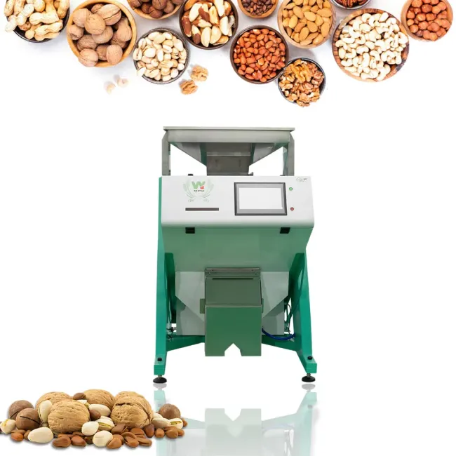 Wenyao Nut Hazelnut Color Sorter Machine Corn Pepper Almond Color Sorting CCD Color Sorter