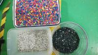 China Two Layer 4 Chutes Automatic Pe Pvc Abs Hdpe Ldpe Plastic Color Sorter Machine for sale