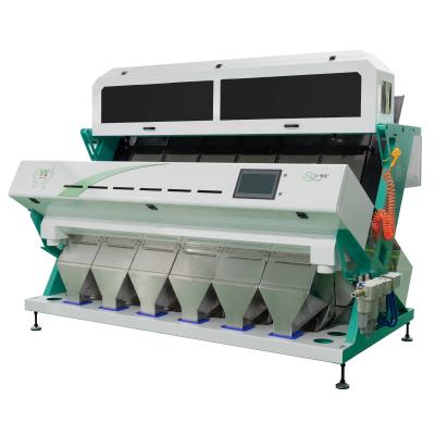 China 6 Chutes Multifunction Wenyao Color Sorter With NIR Camera Rust Protection for sale