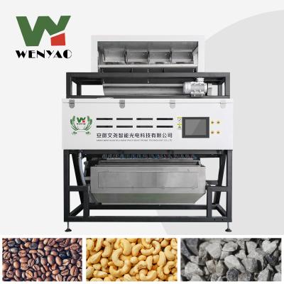 China High Capacity 2 Stage 4 Chute Quartz Minerals Glass Cullets Color Sorter Sorting Machine with 10-20Ton/h Capacity for sale