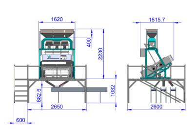 China Automatic CCD RGB Bean Color Sorter for sale