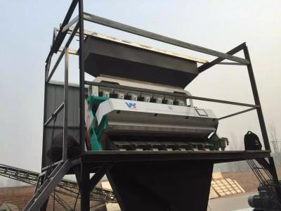 Китай Проваренная слегка машина сортировщицы цвета риса с выталкивателем металла продается