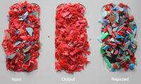 China Recycled Mixed Plastic Flakes Multifunction Color Sorting Machine ISO9001 Approval for sale
