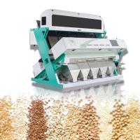 China LED Optical Vegetable Sorting Machine 2 - 6T/H Throughput for sale