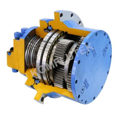 China Bagger Travel Device Motor TM18 TM22 TM22VC für Doosan DH135 zu verkaufen