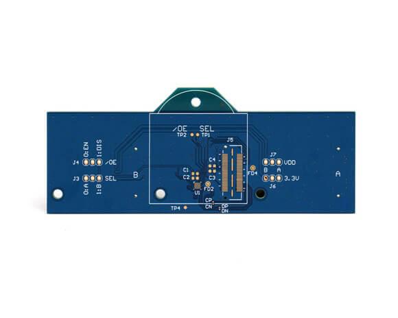 Custom Quick Turn PCB High TG 3mil Blue PCB Board Intelligent Security PCB