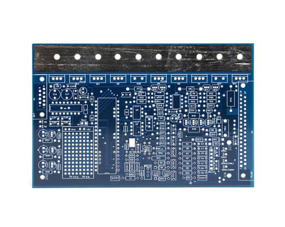 Custom Quick Turn PCB High TG 3mil Blue PCB Board Intelligent Security PCB